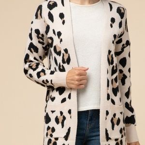 entro | Sweaters | Last Leopard Print Cardigan | Poshmark